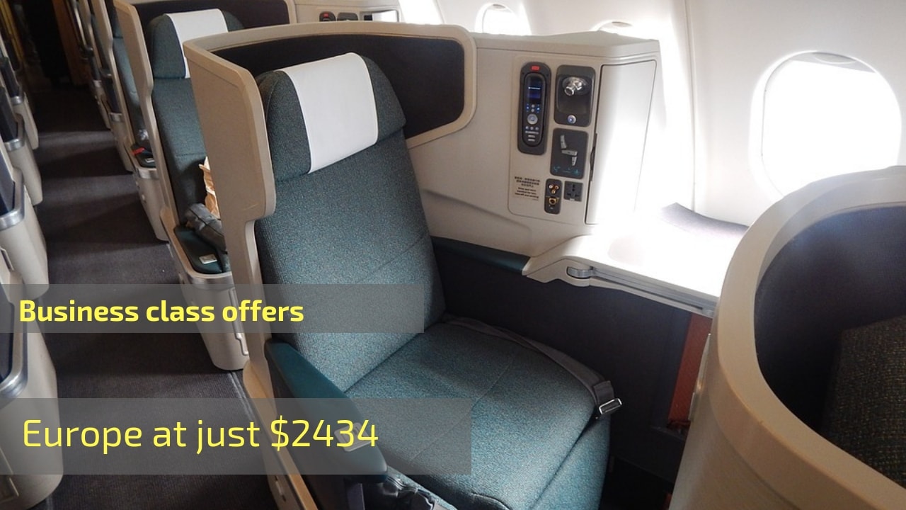 Special Offer On Business Class Flight Fares to Europe!! - Travel Guzs